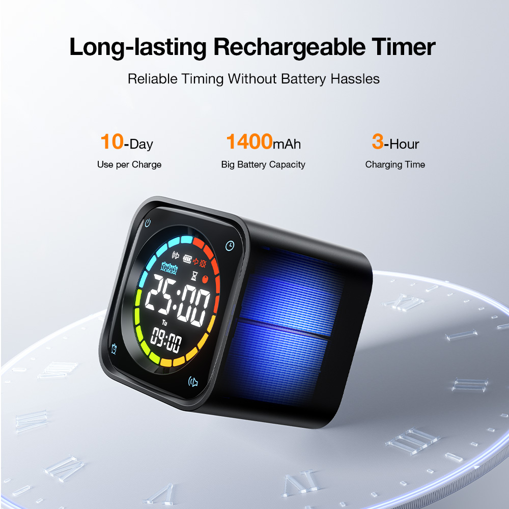 LLANO TK3 Pomodoro Timer Cube | 4-in-1: Countdown, Pomodoro, Alarm ...