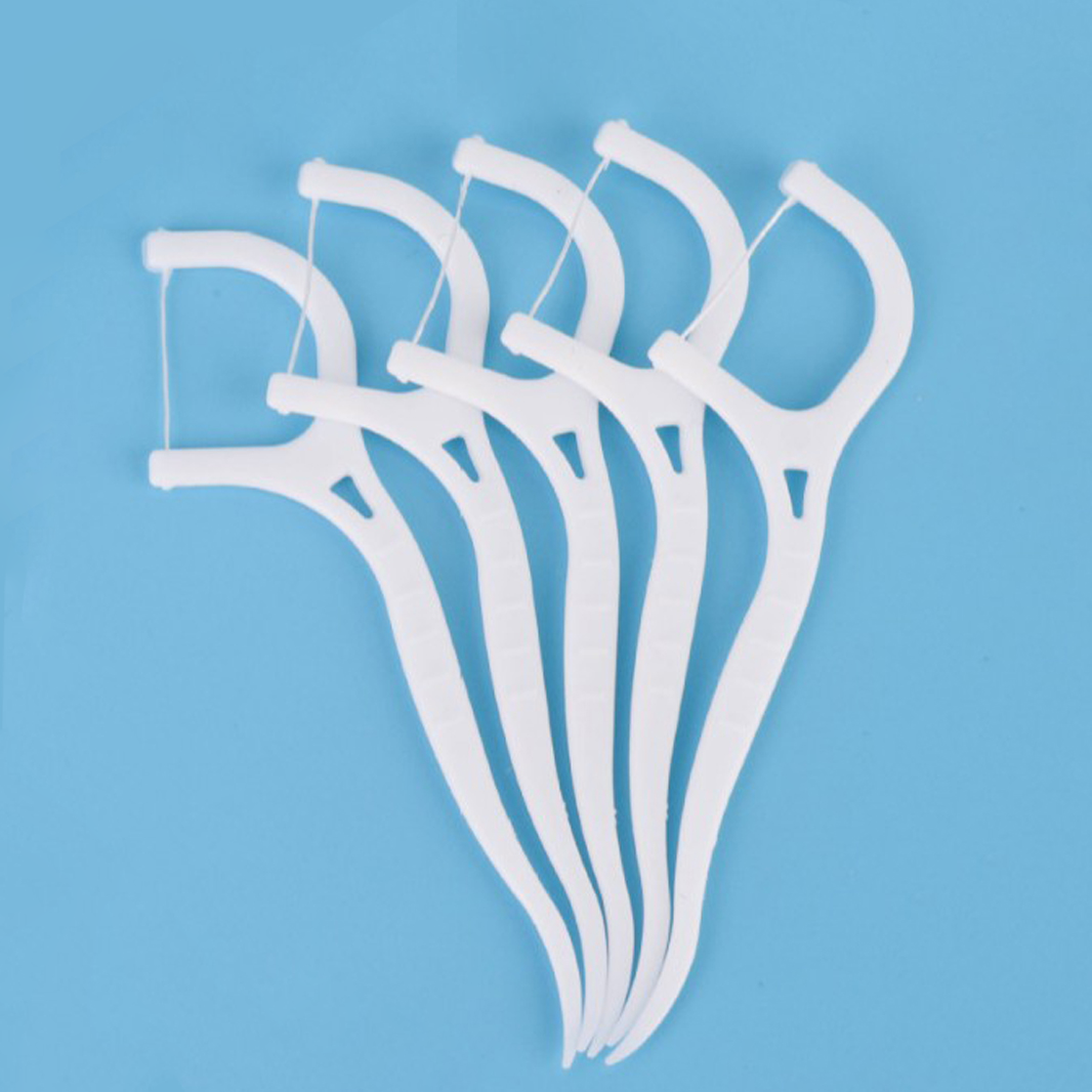 New 200/100 Pcs Bulk Floss Picks - Durable Dental Floss Sticks for ...