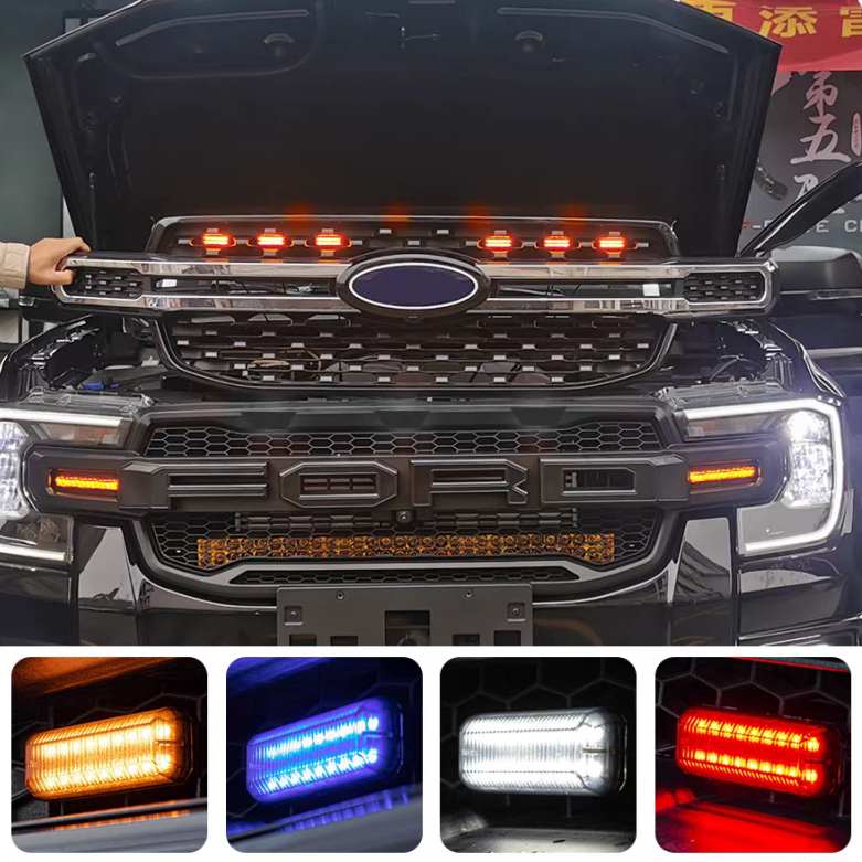 LED Front Grille Light For Ford F-150 Raptor Ranger Car Daytime Running ...
