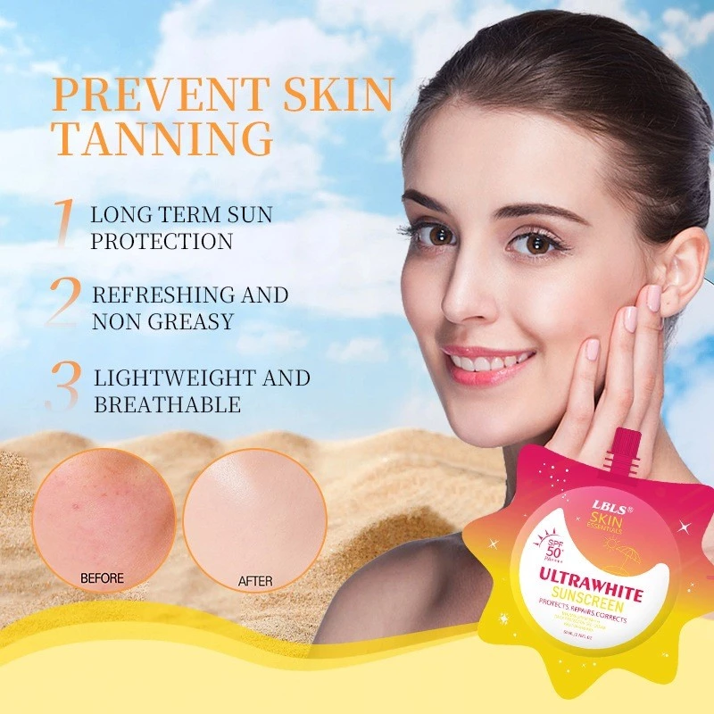 Sunscreen Sunblock Cream Ultra White Sun Screen Sukee Whitening Skin ...