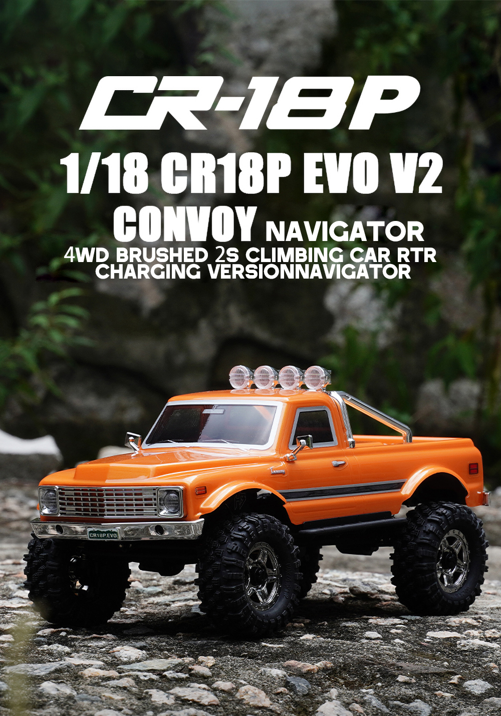 HOBBY PLUS CR18P EVO V2 CONVOY 1/18 RC Electric Remote Control Model ...