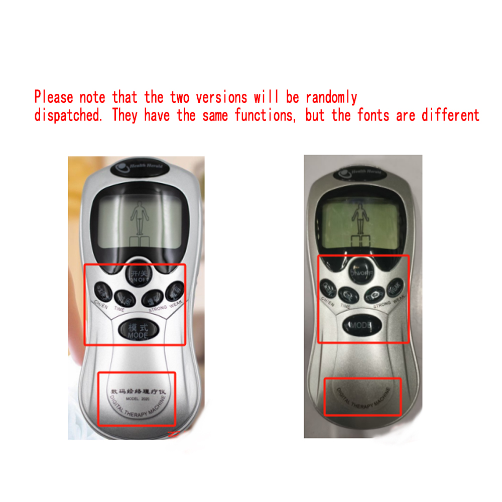 EMS 4Pads Massage Machine with Digital Display for Muscle Stimulation ...