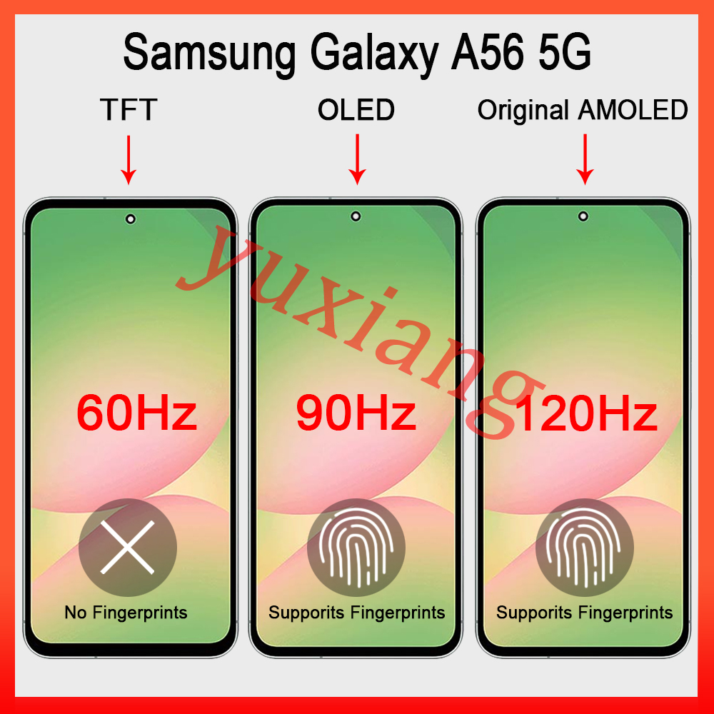 AMOLED OLED TFT For Samsung Galaxy A56 5G LCD Display Touch Screen With ...