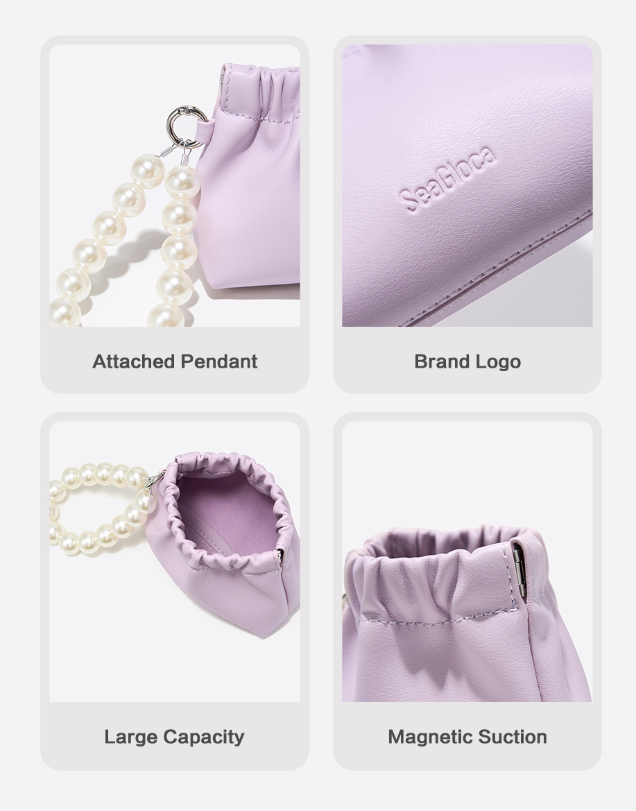 SeaGloca Folded Pocket Multi-Functional Coin Storage Bag Handbag For ...