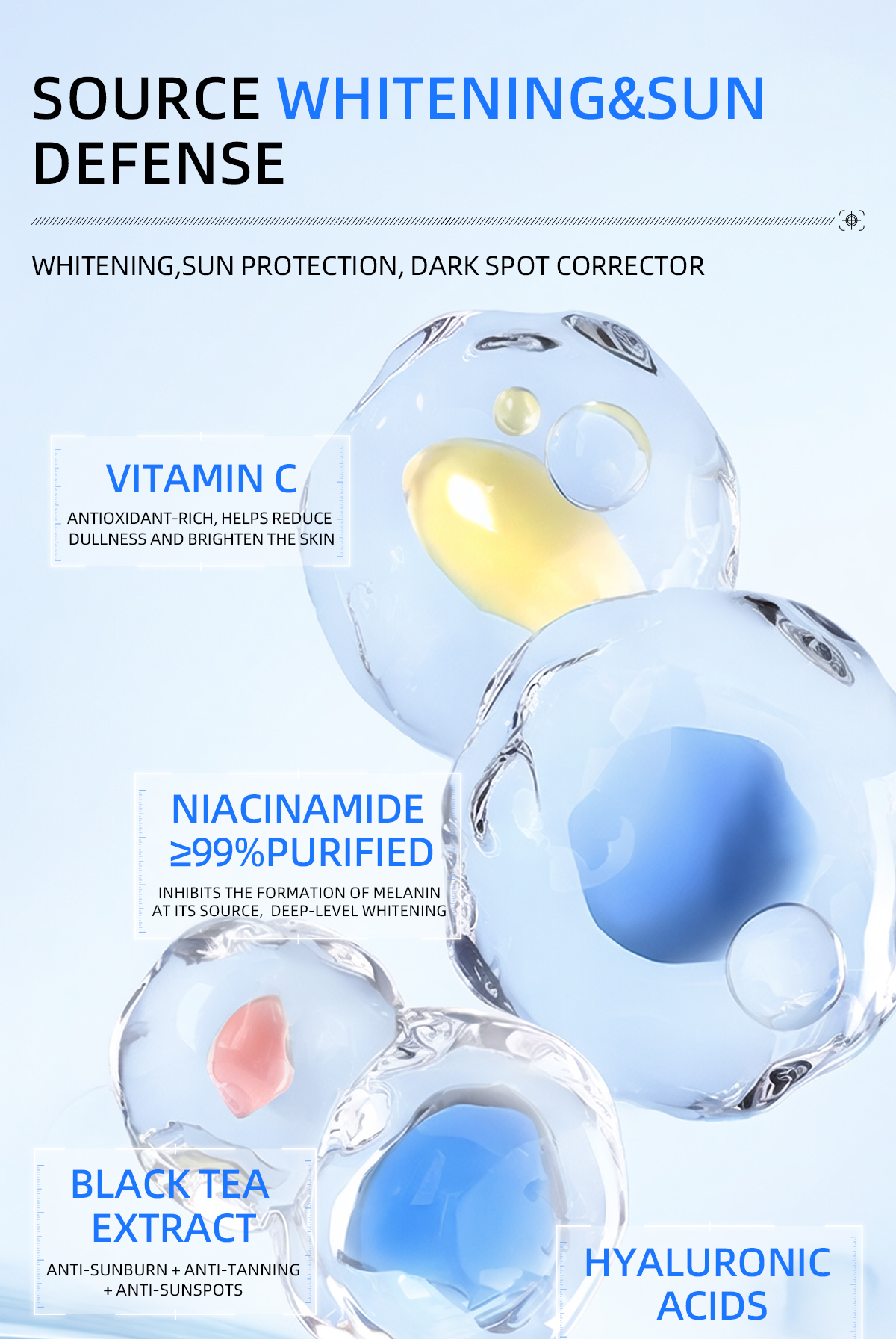 【Glow Up】JMCY× TEASHELL Whitening Ampoule Travel Set Brightening ...