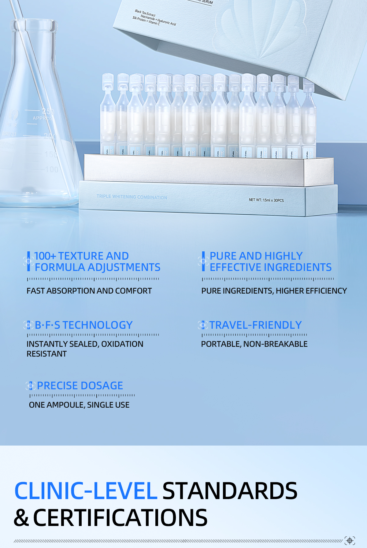 【Glow Up】JMCY× TEASHELL Whitening Ampoule Travel Set Brightening ...