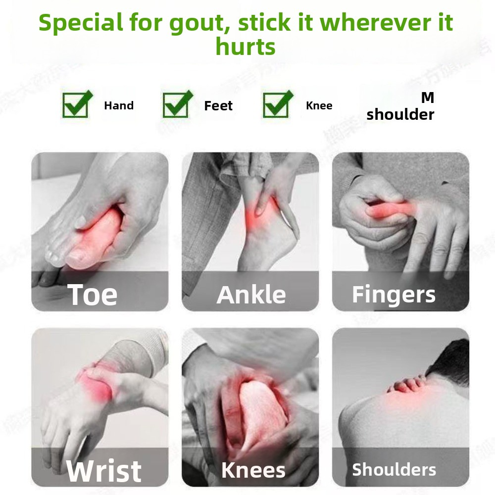 [COD][6 pieces/box] Mitsui Gout patch Gout patch toe joint neckshoulder ...