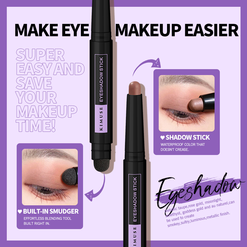 KIMUSE 6Color/Set EyeShadow Highlighter Stick Set | Shopee Philippines