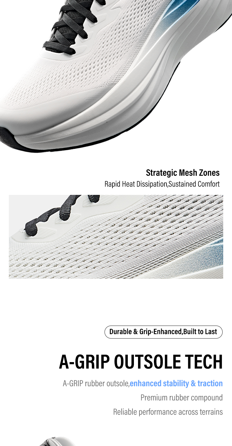 ANTA Travel 2S Men PG 7 Running Shoes 2E Widefoot Cushioning Rebound ...