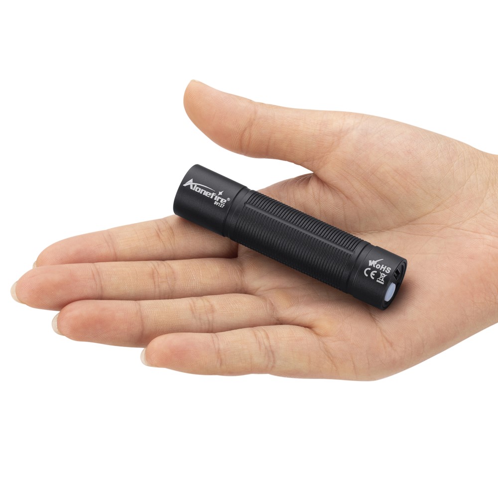 Alonefire SV127 EDC Mini Portable LED Flashlight XPE Torch Light USB ...