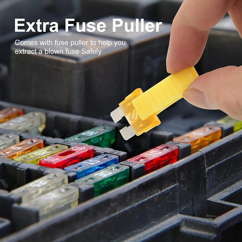 100Pcs Medium Blade Fuse Kit For Automotive Use With 2-35A Replacement ...