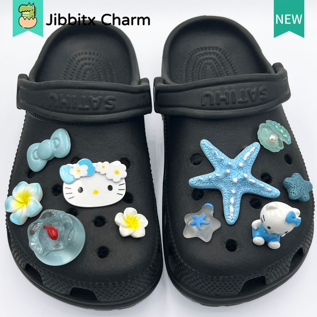 Cartoon Cute Cat Shoe Charms Clog Accessories DIY Decorations Multi ...