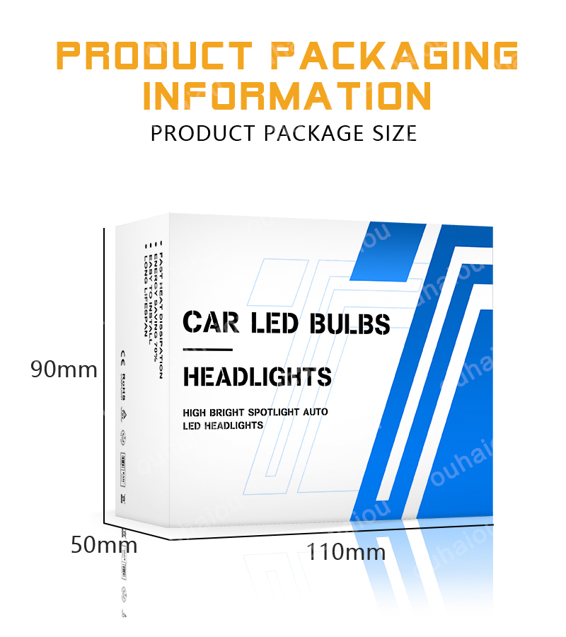 FOR TOYOTA INNOVA An40-2005-2011 Car LED Headlight H7 Super bright LED ...