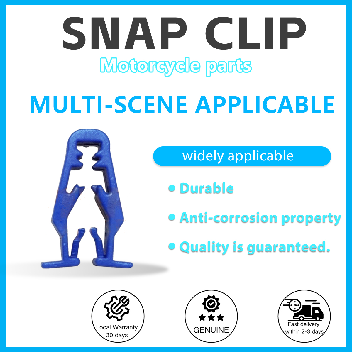 Fairing Clip Snap Clip(Per Piece) Adv150/Pcx150/Airblade/Beat F.i ...