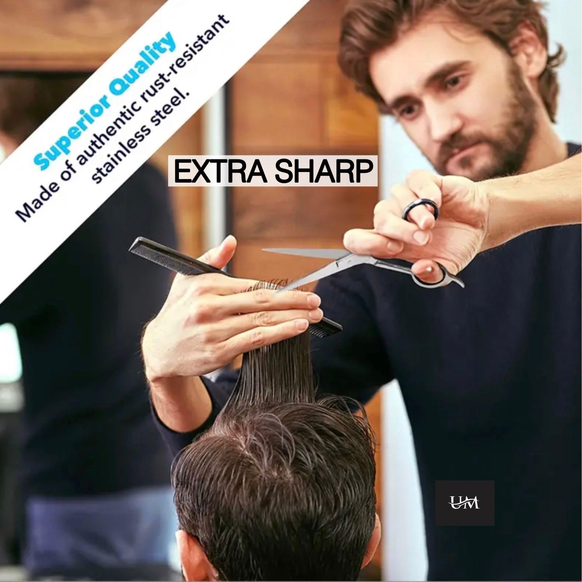 7.5 Inch Premium Hair Clippers | Multi-Purpose Hair Cutting Scissors ...