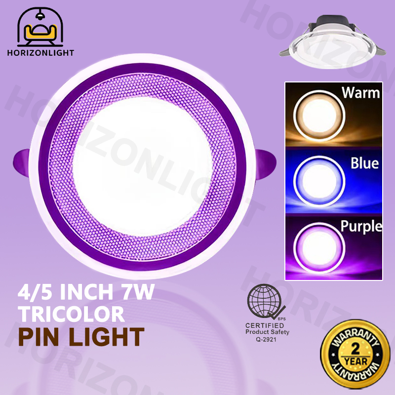 Tri Color Pin light LED Ceiling Light Recessed Downlight Tricolor Panel ...