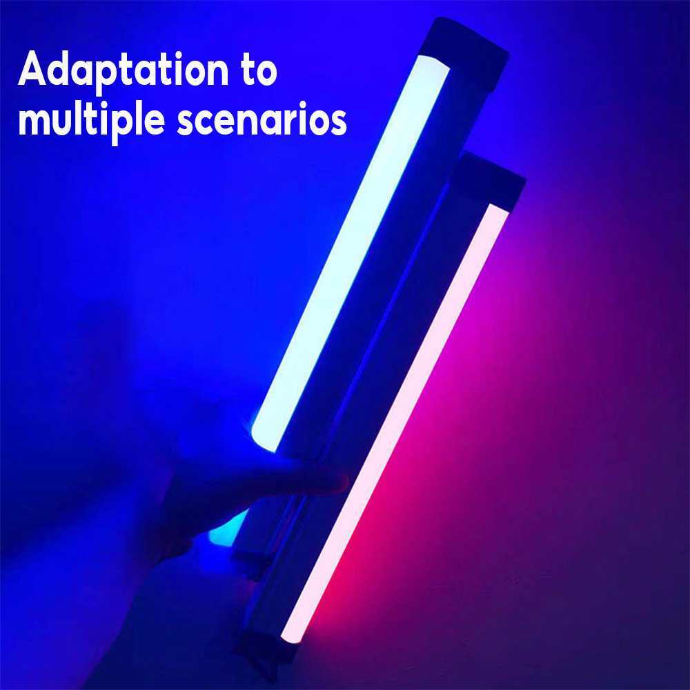 Rechargable RGB LED Light Tube Atmosphere Video Light Lamp Stick Night ...