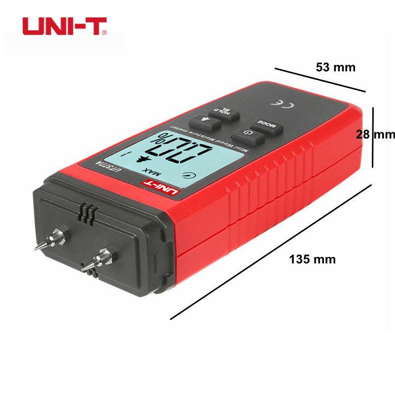 UNI-T UT377A Digital Wood Moisture Meter Hygrometer Humidity Tester for ...