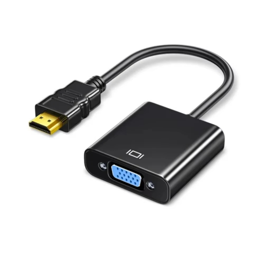 QMQF HDMI VGA Adapter VGA Cable Digital to Analog Video Audio Converter ...
