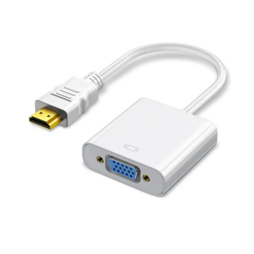 QMQF HDMI VGA Adapter VGA Cable Digital to Analog Video Audio Converter ...