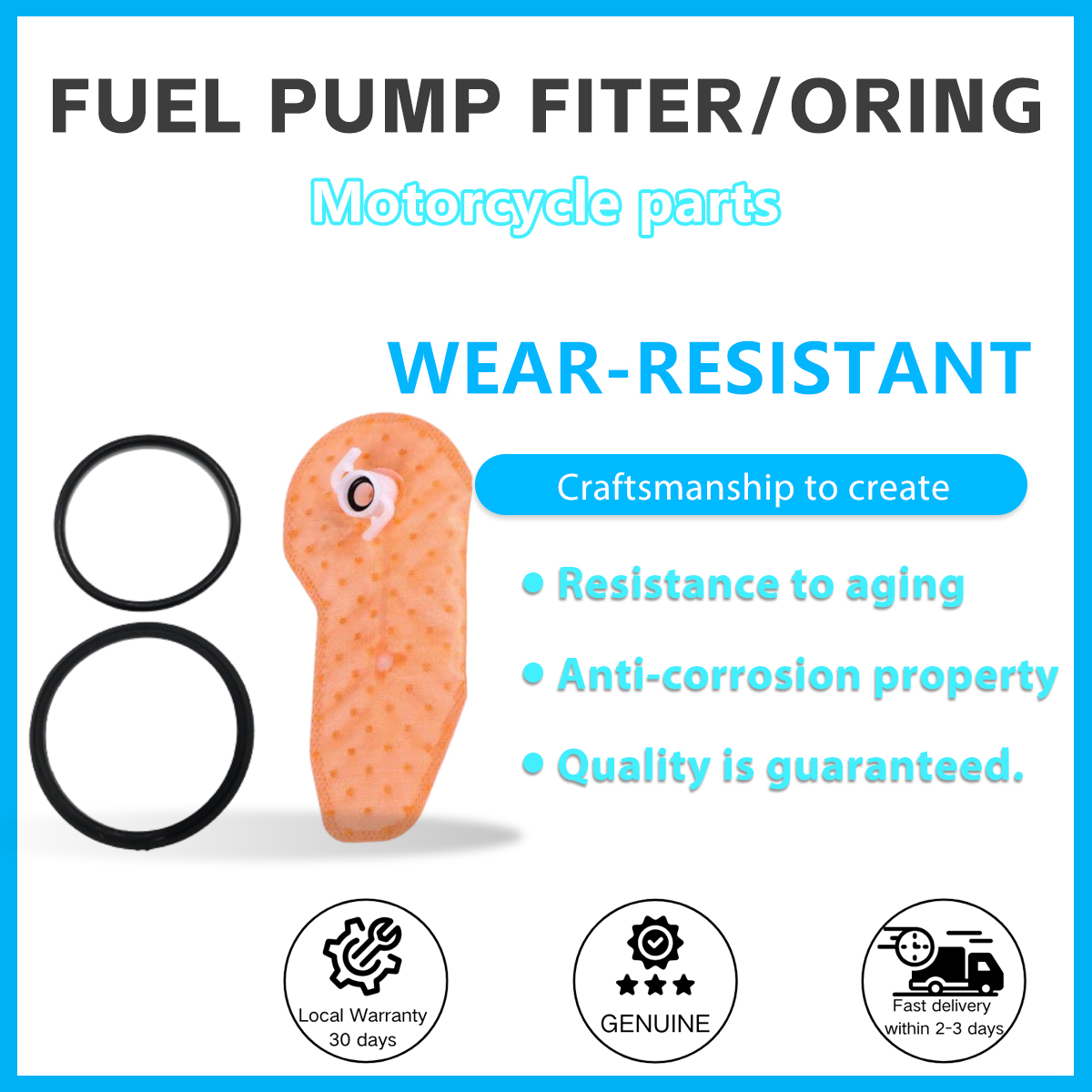 HondaFilter+oring Set Fuel Pump Filter for Click 125i rs125 xrm125 Fi ...