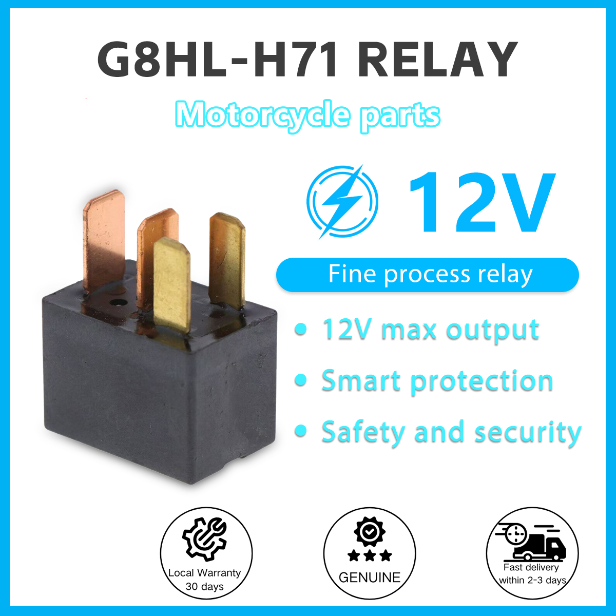 Starter Relay/Relay Assy CLICK125I , PCX150 , SCOOPY-I , CRF250, BEAT ...