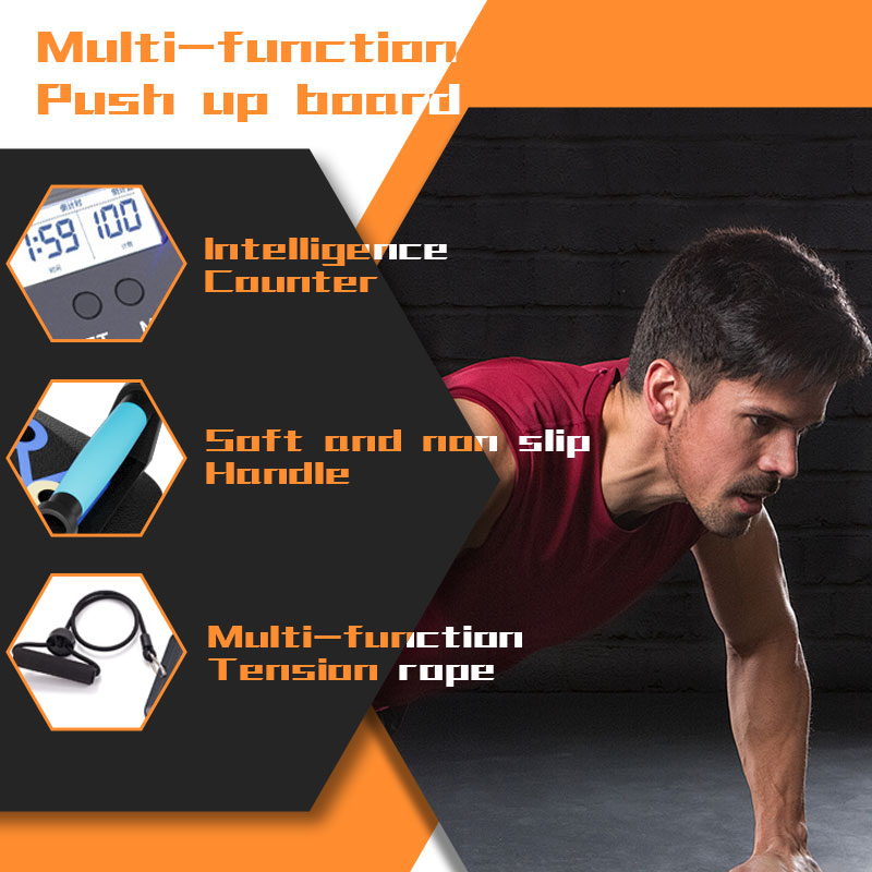 FUYOGI Multifunction Foldable Push-Up Board Fitness Portable For Muscle ...