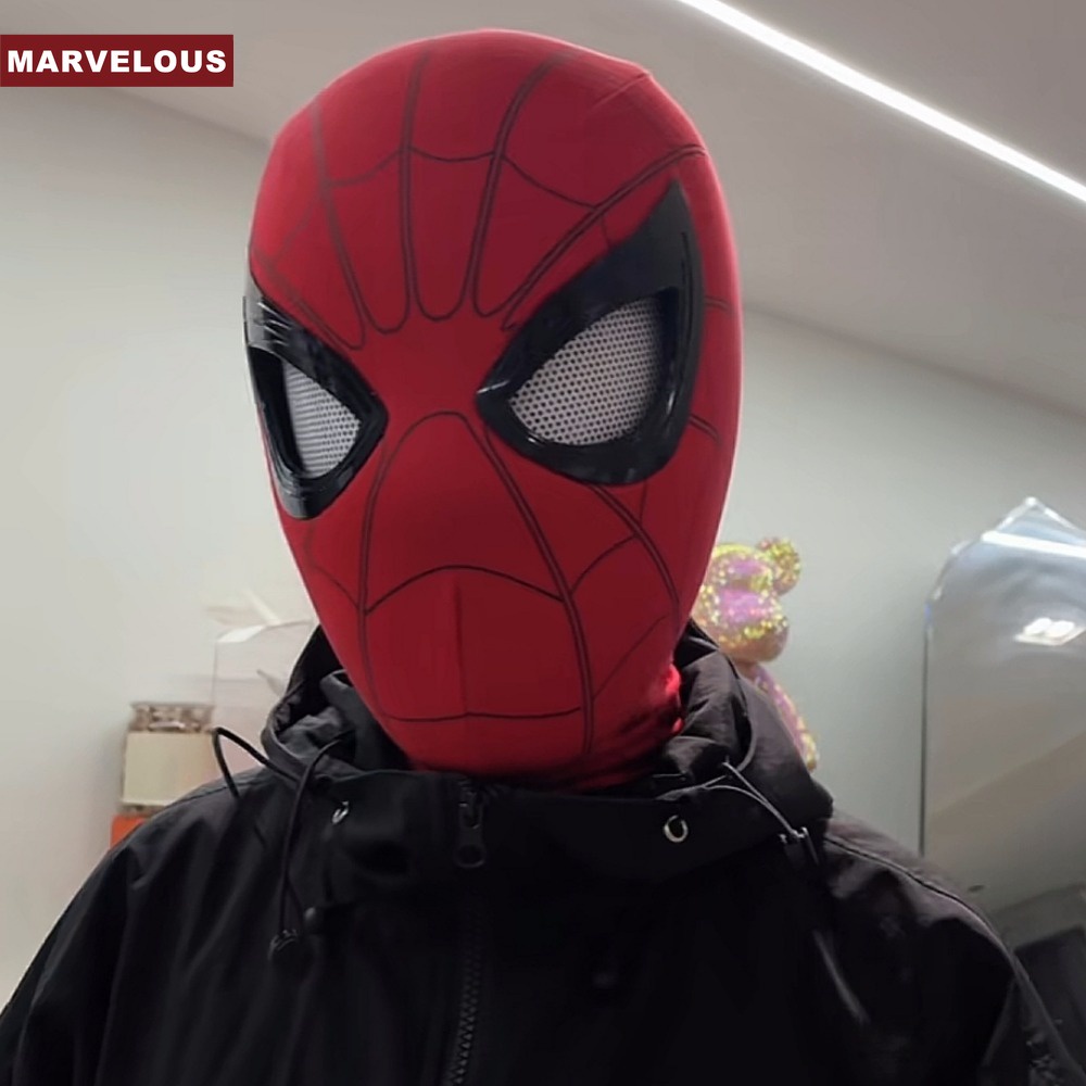 Spider-Man Blinking Mask for Adults - Premium Headgear, Ideal Birthday ...