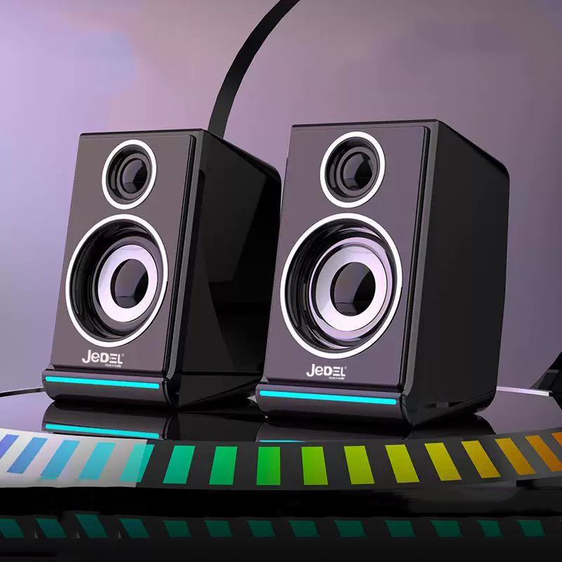 Small Bluetooth Speaker With Subwoofer RGB Light Stereo Sound For ...