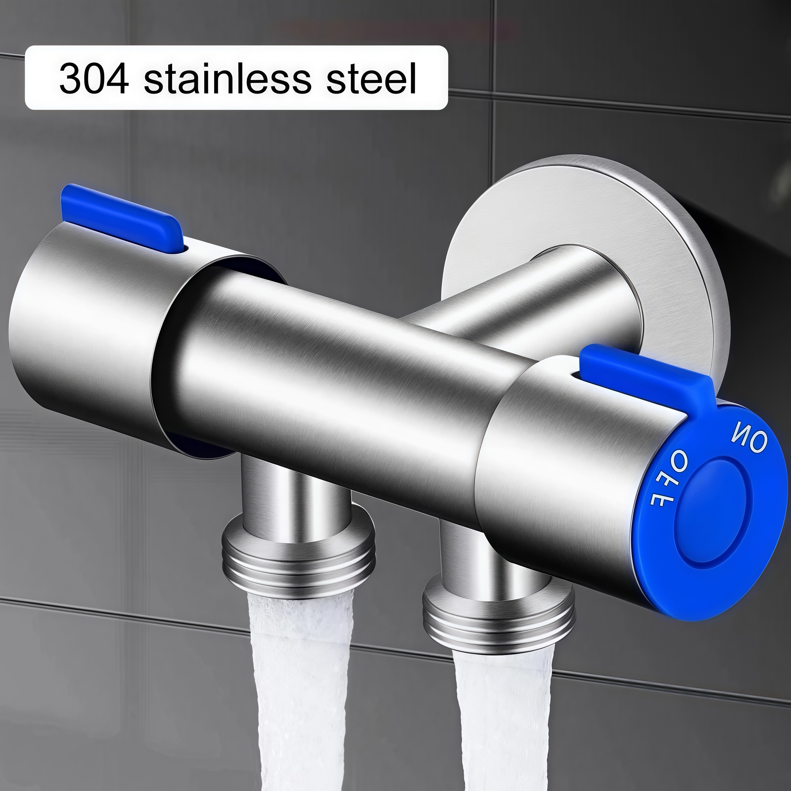 Two-way faucet SUS 304 stainless steel for kitchen and bathroom toilet ...