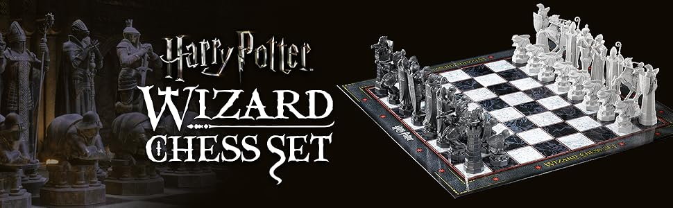 The Noble Collection Harry Potter Wizard Chess Set (Board Game ...