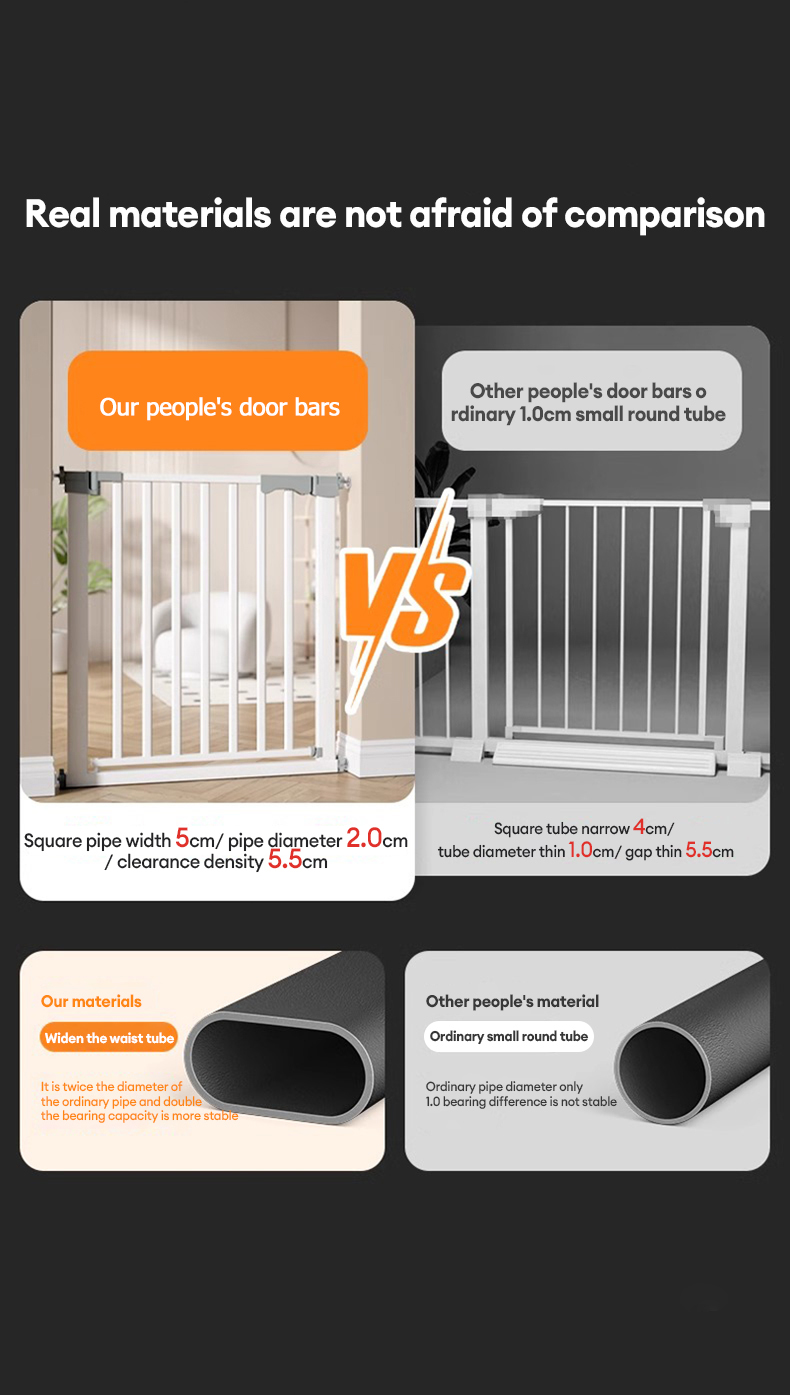 KEVE Gate for Baby Safety Adjustable Baby Fence Barrier for Kids Pet ...