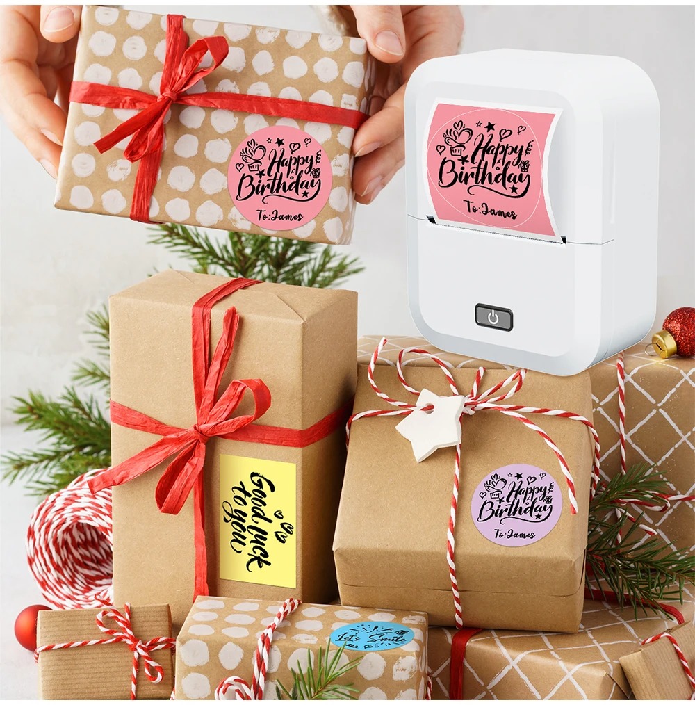 Inkless Portable Label Printer X2 Wireless Bluetooth Thermal Label ...