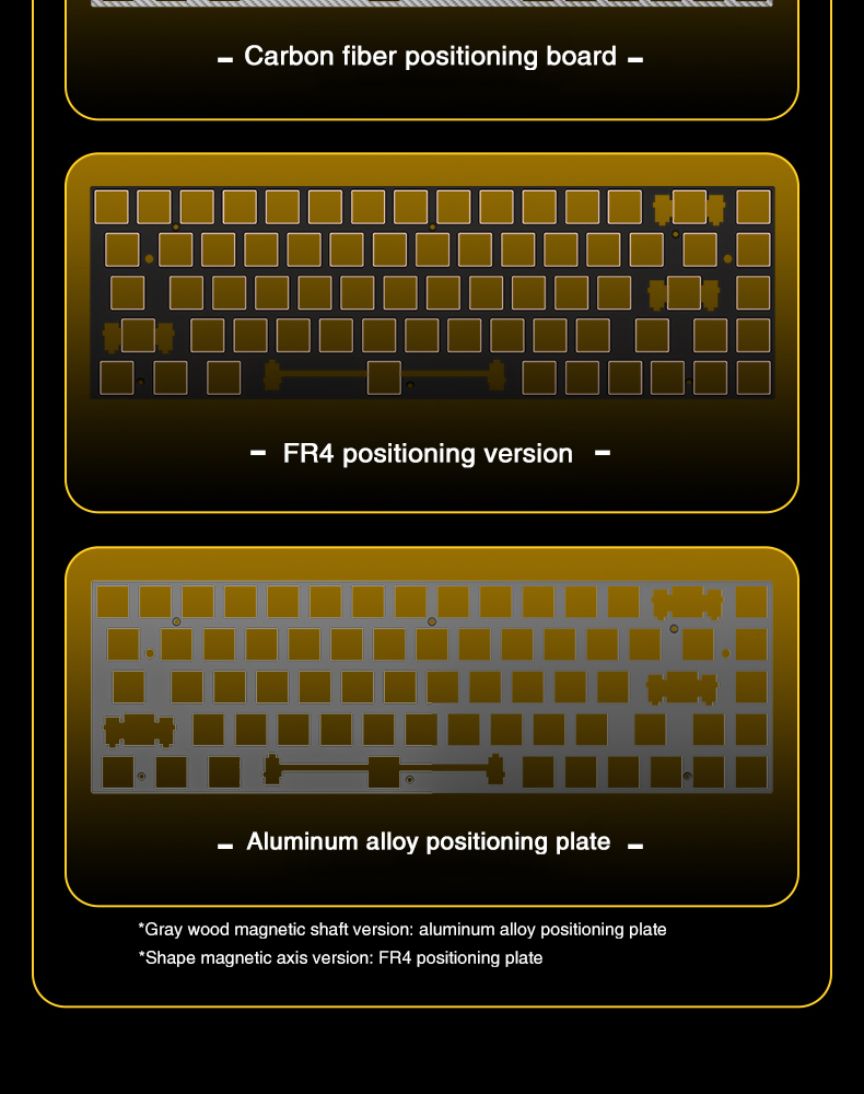 AULA Aluminum Magnetic Keyboard WIN68HE Ultra 68Keys RGB Wired 8K RT ...