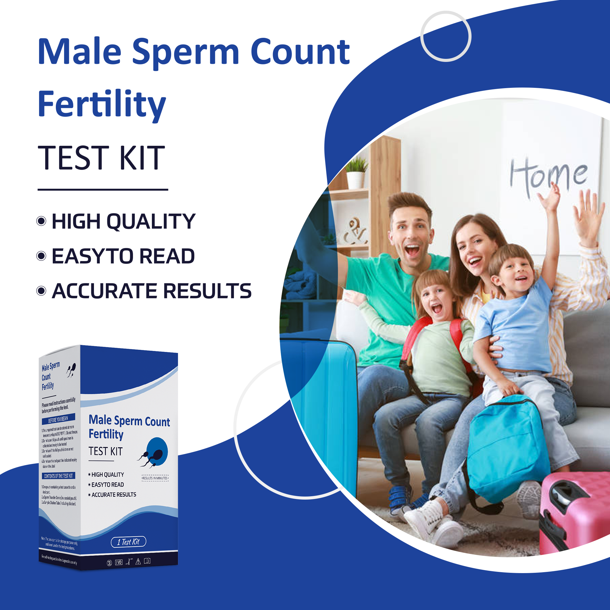Sperm Test Kit for Men - Easy Male Fertility Test Results in Minutes ...