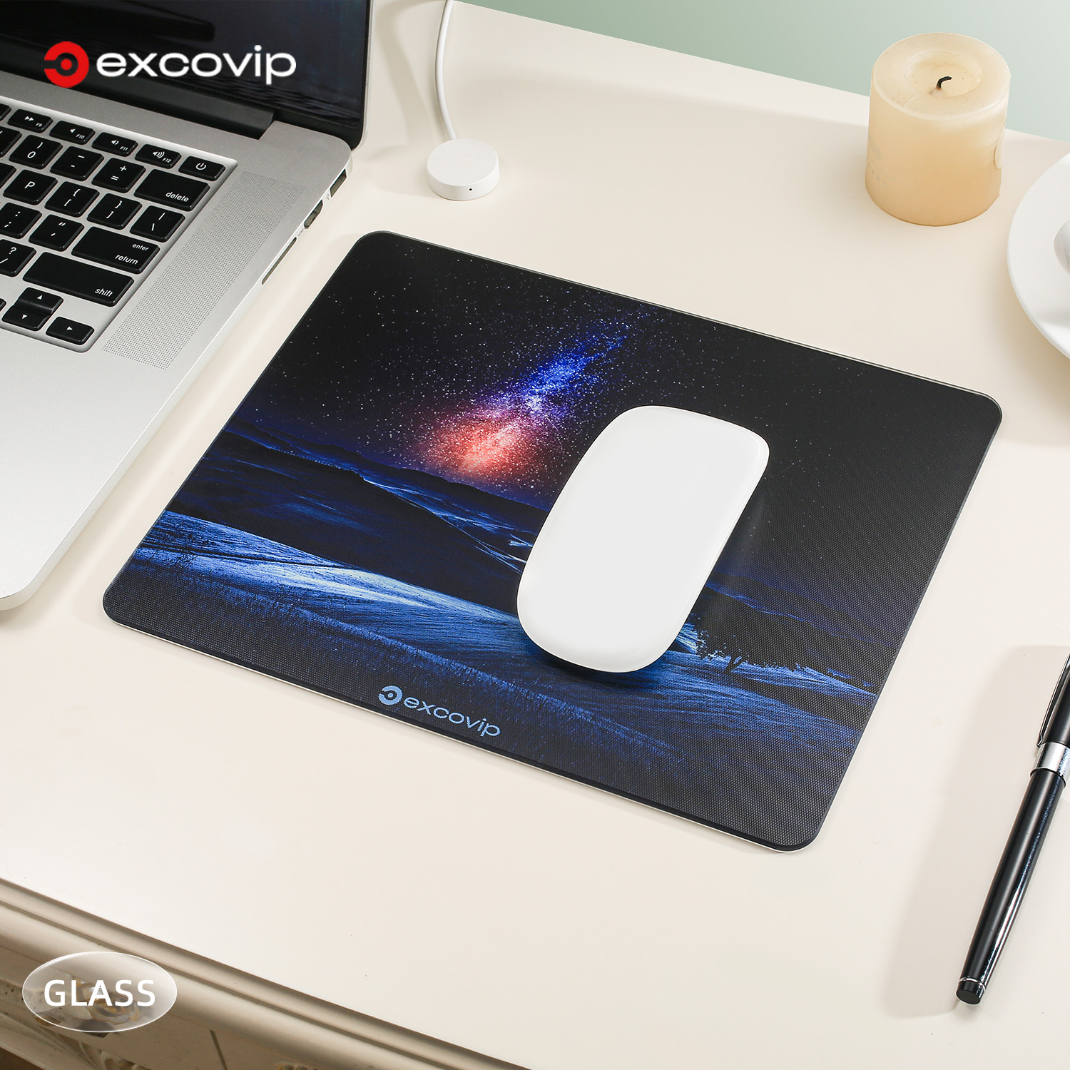 Professional Gaming Glass Mouse Pad Waterproof Anti-slip Office ...