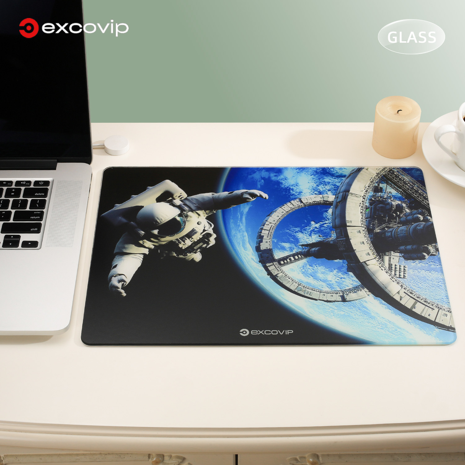 Professional Gaming Glass Mouse Pad Waterproof Anti-slip Office ...