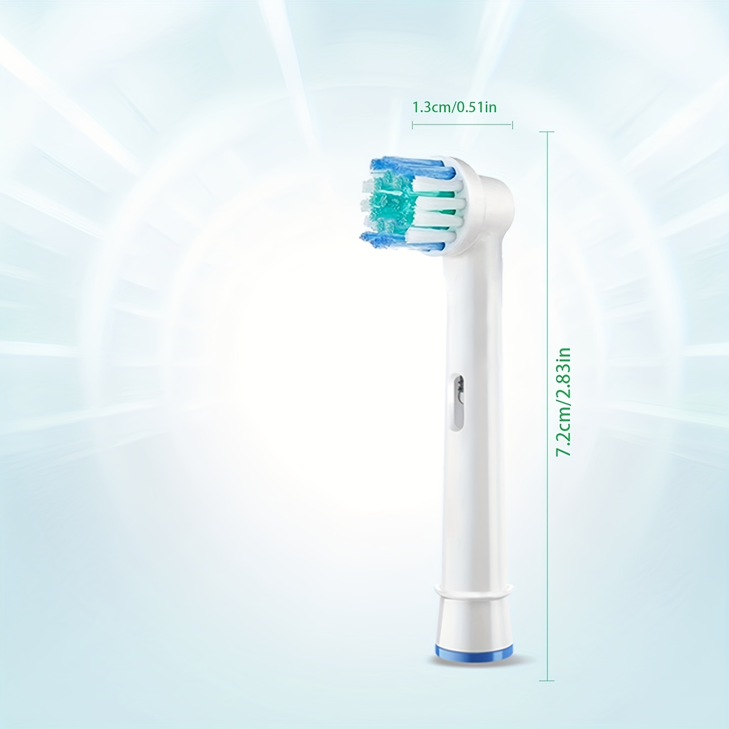 Electric toothbrush head compatible with Oral-B SB-17A replacement ...