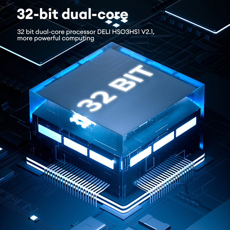 Deli Fingerprint Biometric Machine 2.4'TFT Screen Biometric Fingerprint ...