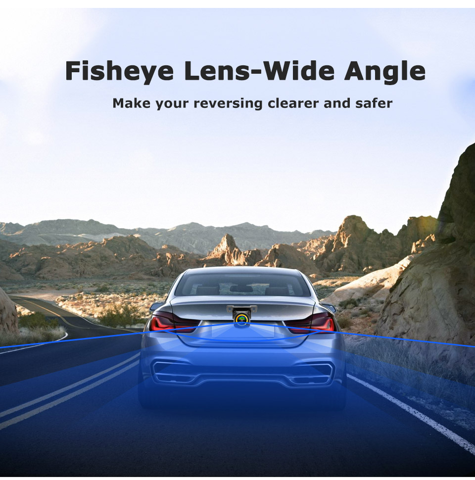 Car Rear View Camera Reverse Parking Backup Camera IP67 Waterproof ...