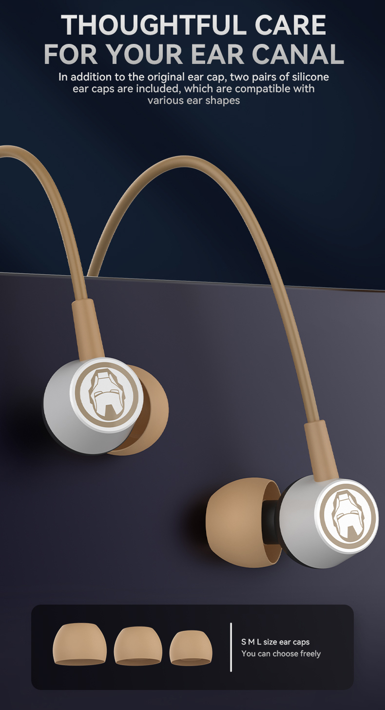 Marvel Earbuds MR06 Wired Earphones Iron Man America Captain Design in ...