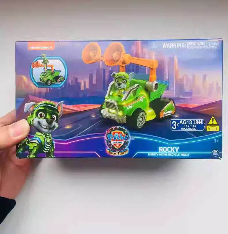 Paw Patrol: The Mighty Movie, Toy Jet Boat with Zuma Mighty Pups Action ...