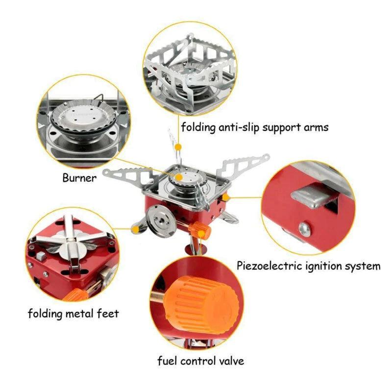 【Mani Fashion Store】Portable Folding Gas Small Square Furnace Mini Gas ...