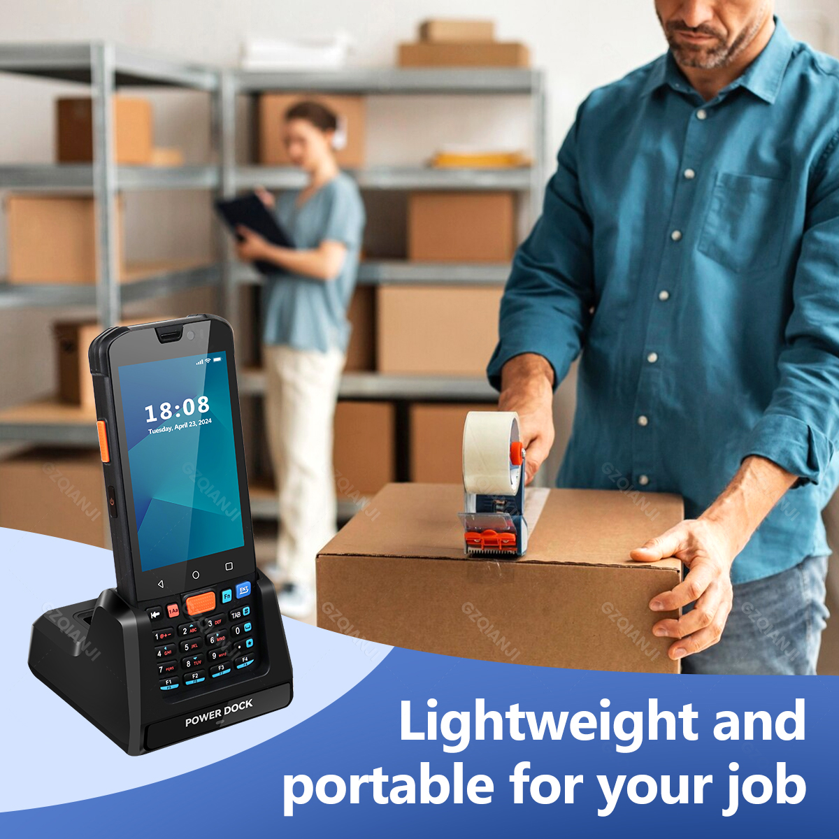 Smart PDA Terminal Android 14 Barcode QR Code Scanner Data Collection ...