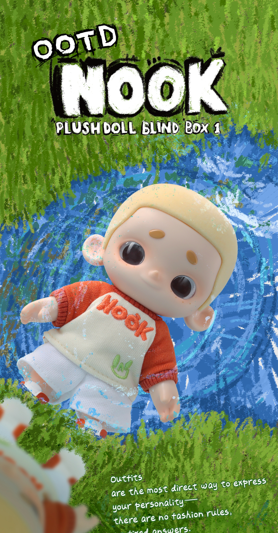 52TOYS NOOK OOTD Plush Doll Blind Box—1st Edition Figure Toy | Shopee ...