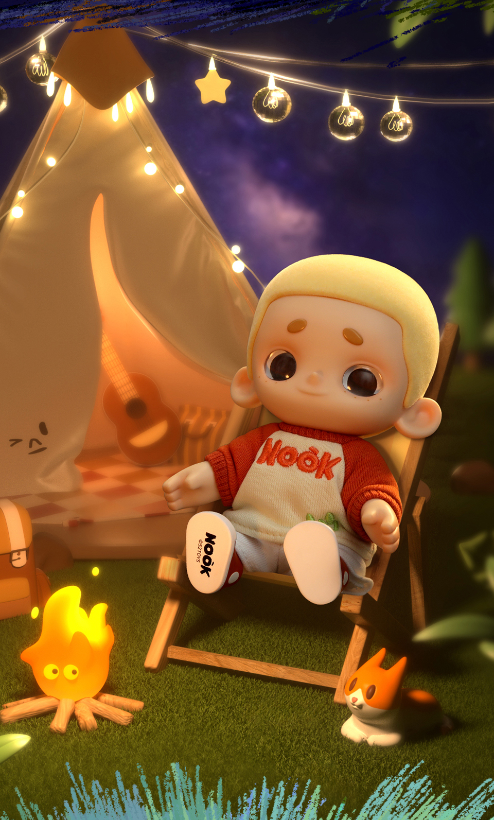 52TOYS NOOK OOTD Plush Doll Blind Box—1st Edition Figure Toy | Shopee ...