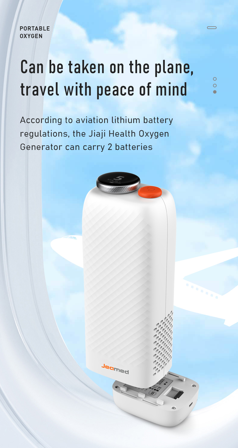 【5L】Rechargeable Portable Oxygen Concentrator 1L-5L Adjustable 90% Pure ...