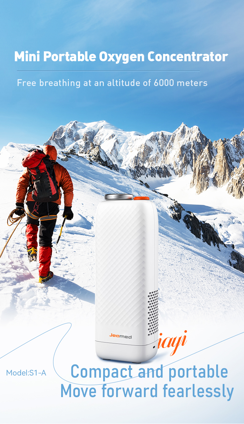 【5L】Rechargeable Portable Oxygen Concentrator 1L-5L Adjustable 90% Pure ...