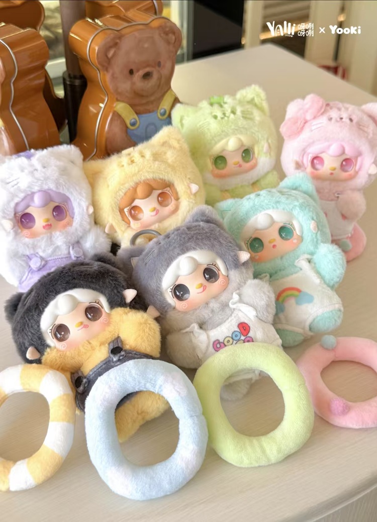 TOPTOY Oxygen yooki plush blind box - meow meow summer party series ...