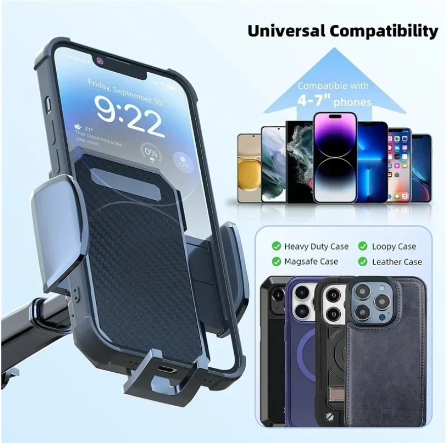 Sucker Car Phone Holder Stand Mount Suction Cup Smartphone Mobile Cell ...
